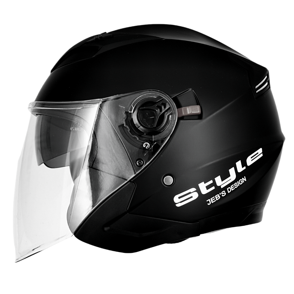 Jet Style SV Negro Mate – Jeb's Helmets