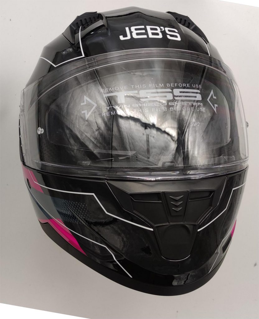 Integral New SA38 S.V. Decorado Negro Rosa – Jeb's Helmets